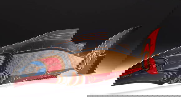 Northwest Coast Carved Stone Raven Auction