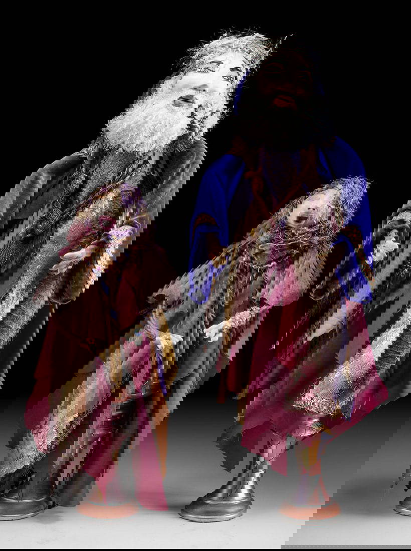 Pair Of Julie Anderson Opera Singer Puppets (2006) Auction