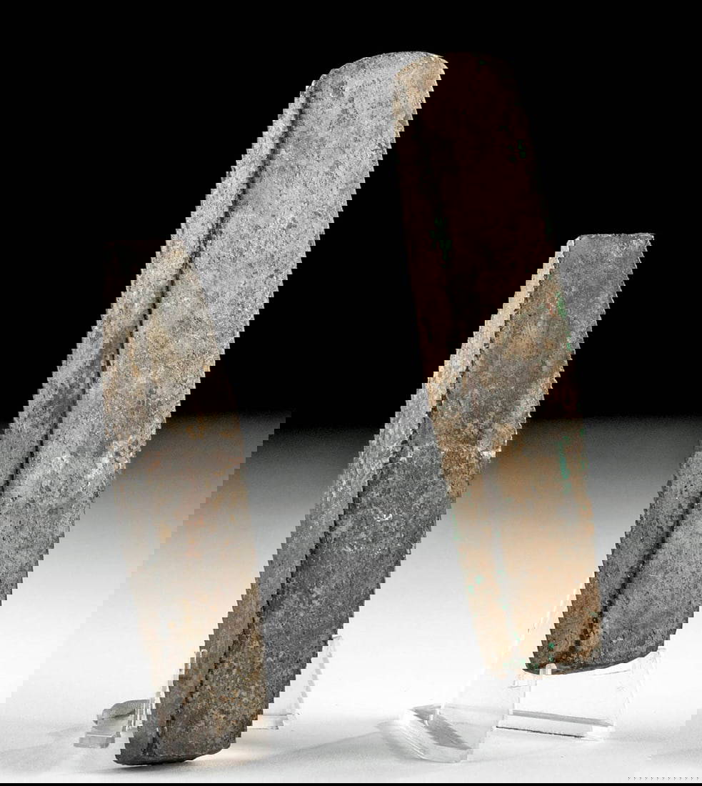 Pair Of Inca Copper Chisels Or Celt Tool Heads Auction