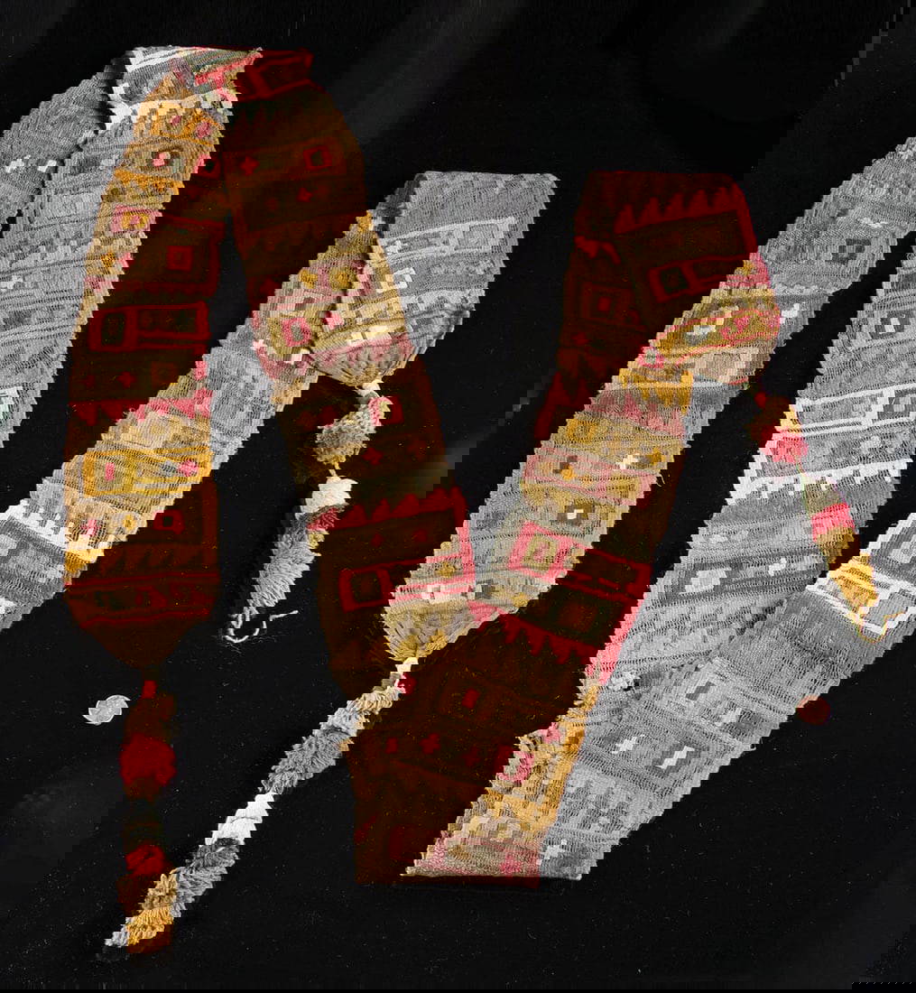 Buy Incredible Pre-columbian Textile Sash, Ex-sotheby's | Artemis ...