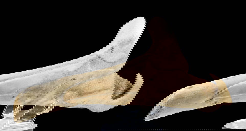 Inuit Whale Bone Carving, Multiple Whales