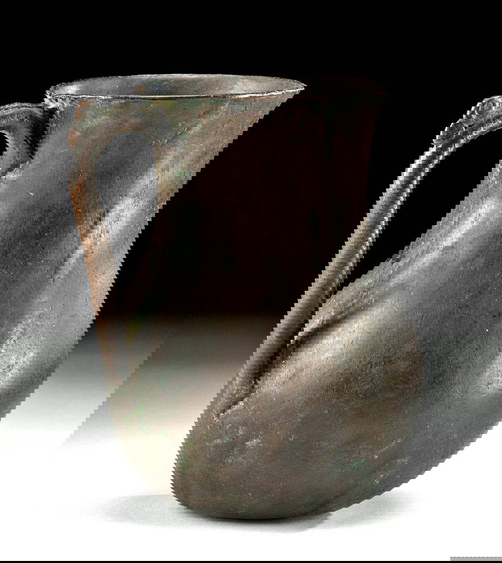 15th C. Post-medieval European Bronze Jug / Pitcher Auction