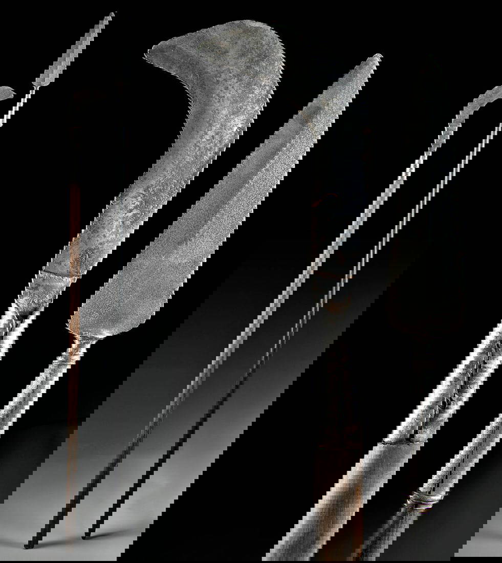 Buy 18th C. European Iron Polearms - Spear + Billhook | Artemis Gallery ...