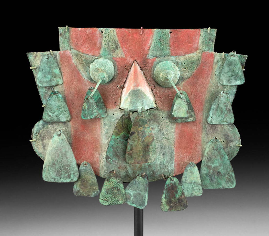 Buy Sican Lambayeque Copper Mask W/ Danglers | Artemis Gallery In Co
