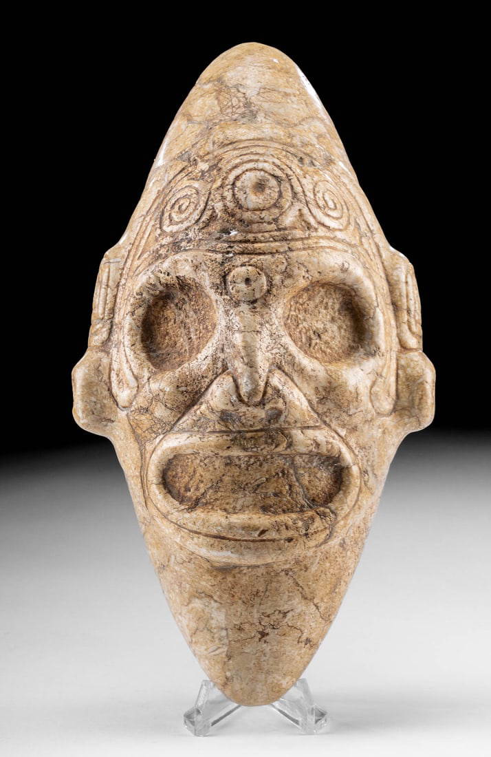 Taino Stone Zemi Trigonolith Figure Auction