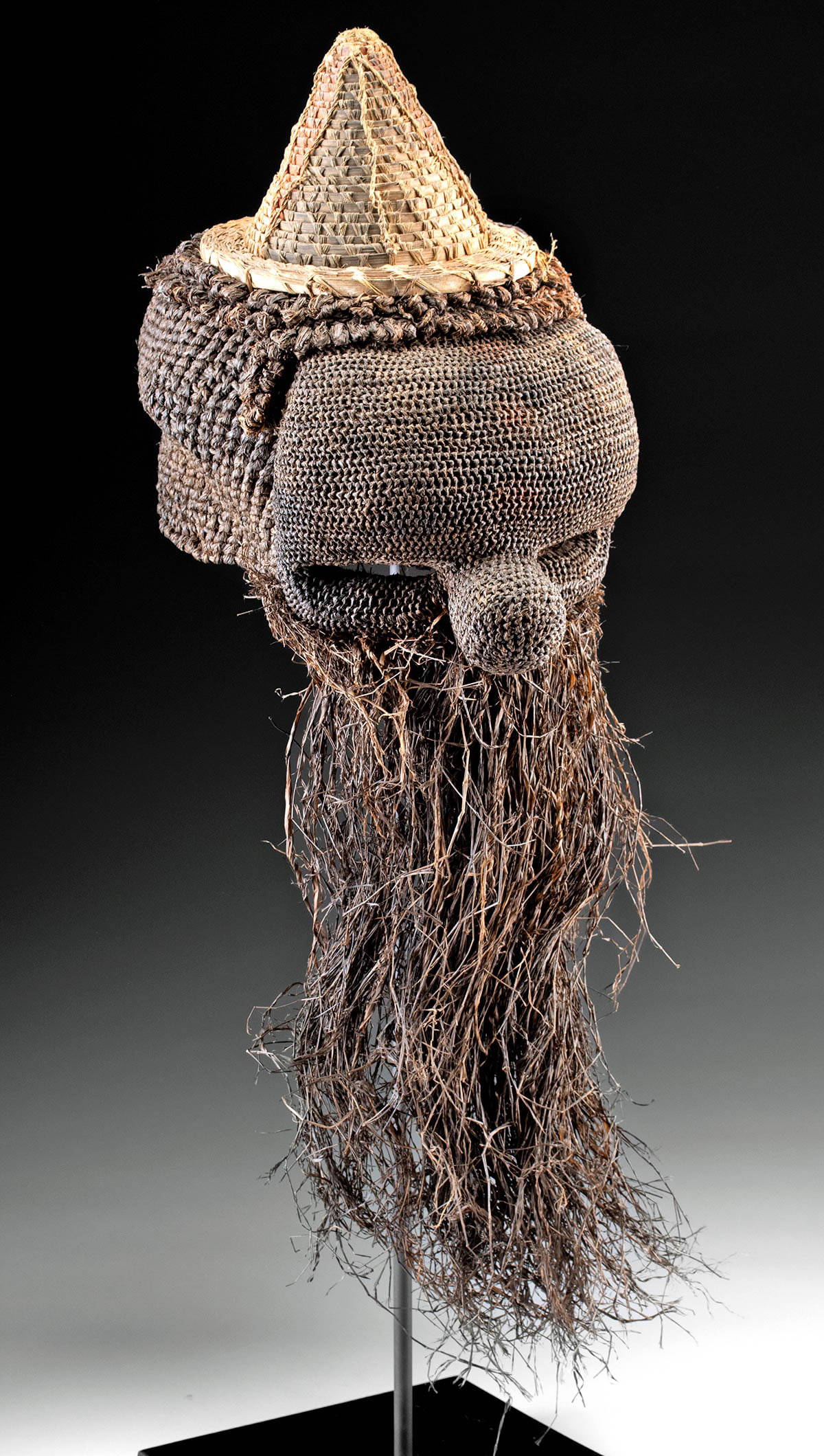 Buy African Drc Salampasu Idangani Rattan Mask W/ Beard | Artemis ...