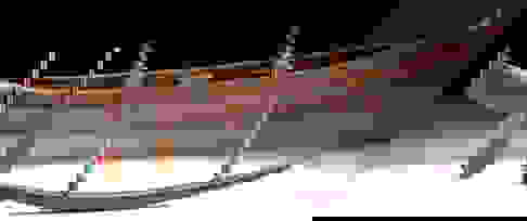 Early Hawaiian Koa Wood Outrigger Canoe Model Auction