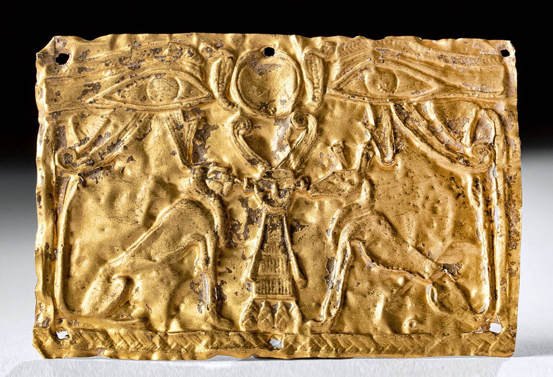 Egyptian Gold Repousse Mummy Adornment - God Set - Feb 01, 2024 ...