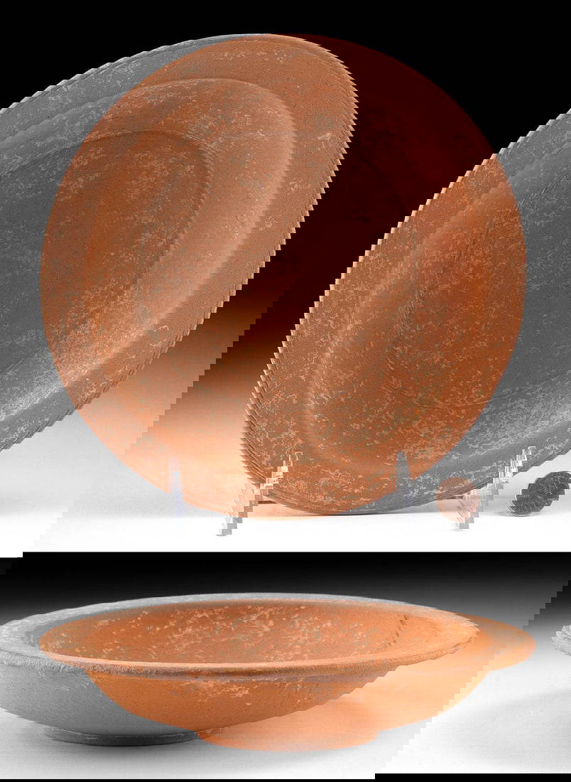 Fine Roman North African Redware Dish Auction