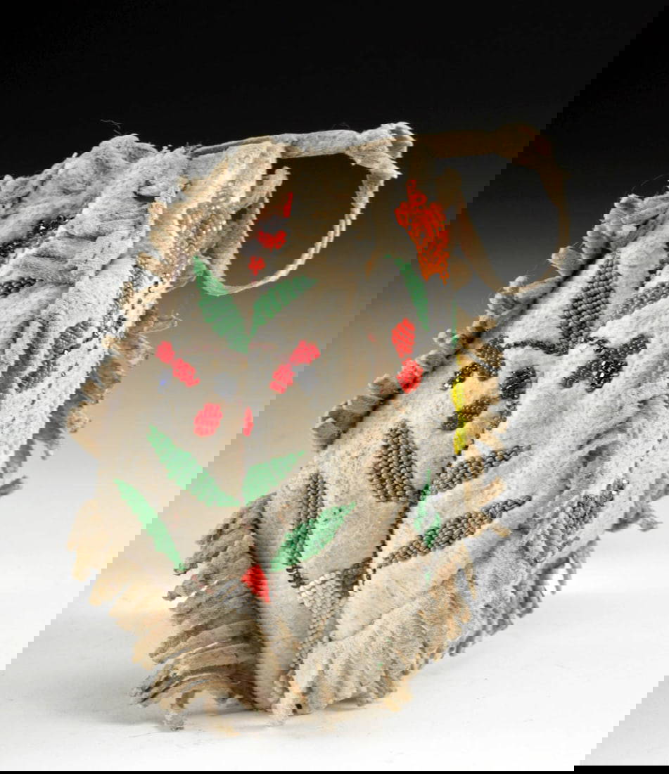 Buy Early Native American Ojibwa Beaded Purse | Artemis Gallery In Co