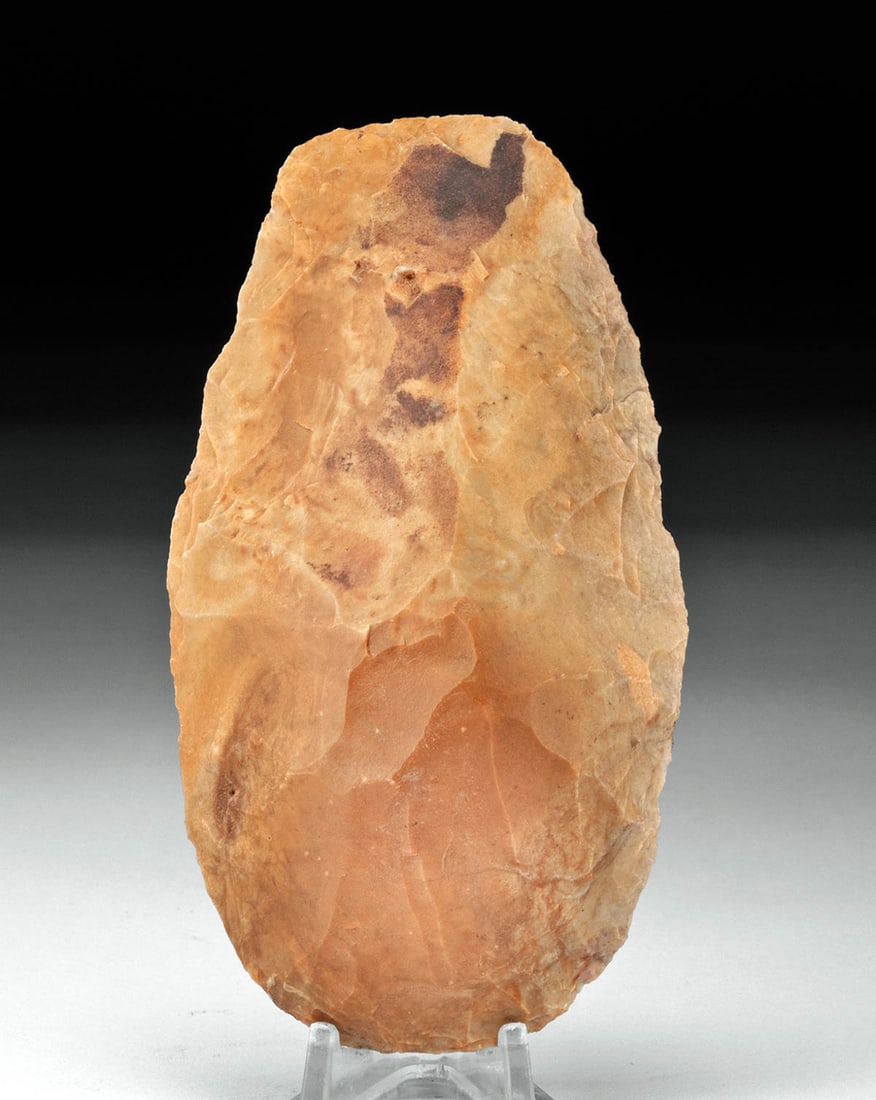 Native American Knapped Chert Stone Tool / Axe Auction