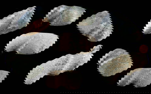 Two Prehistoric Stone Axe Heads Auction