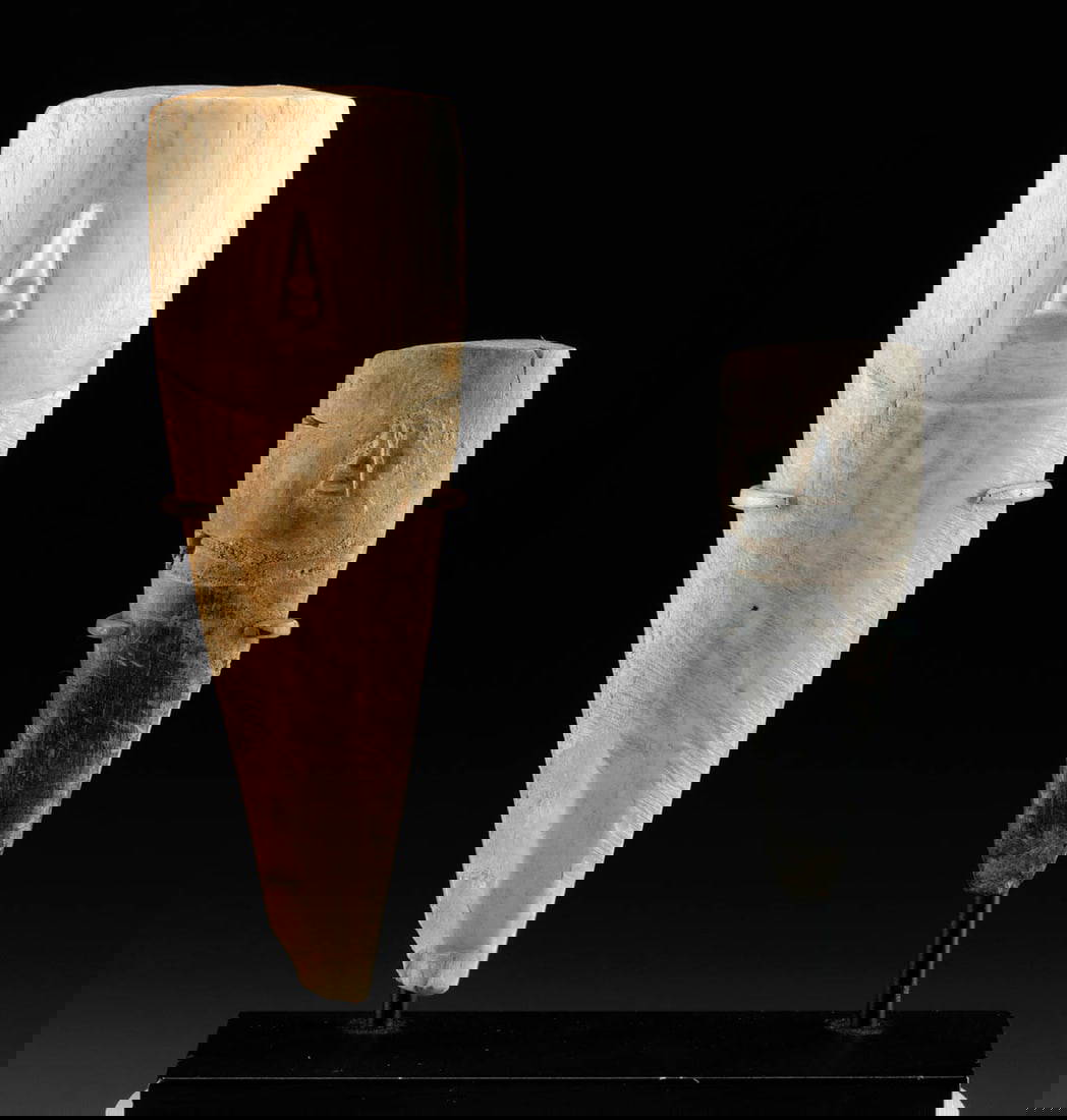 Egyptian Coptic Abstract Bone Idols / Talismans Auction