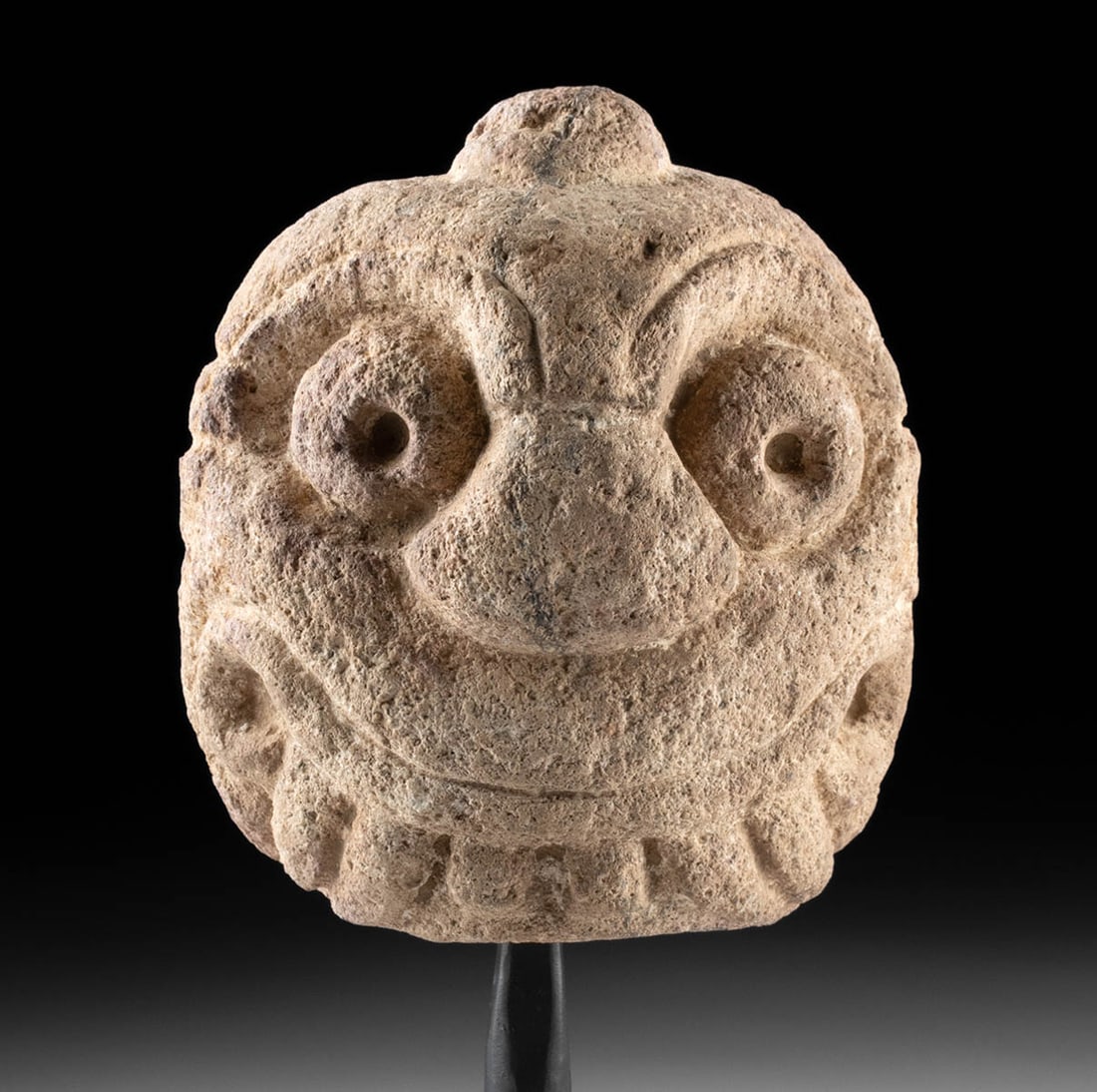 Chavin Stone Head Shamanic Transformation Auction