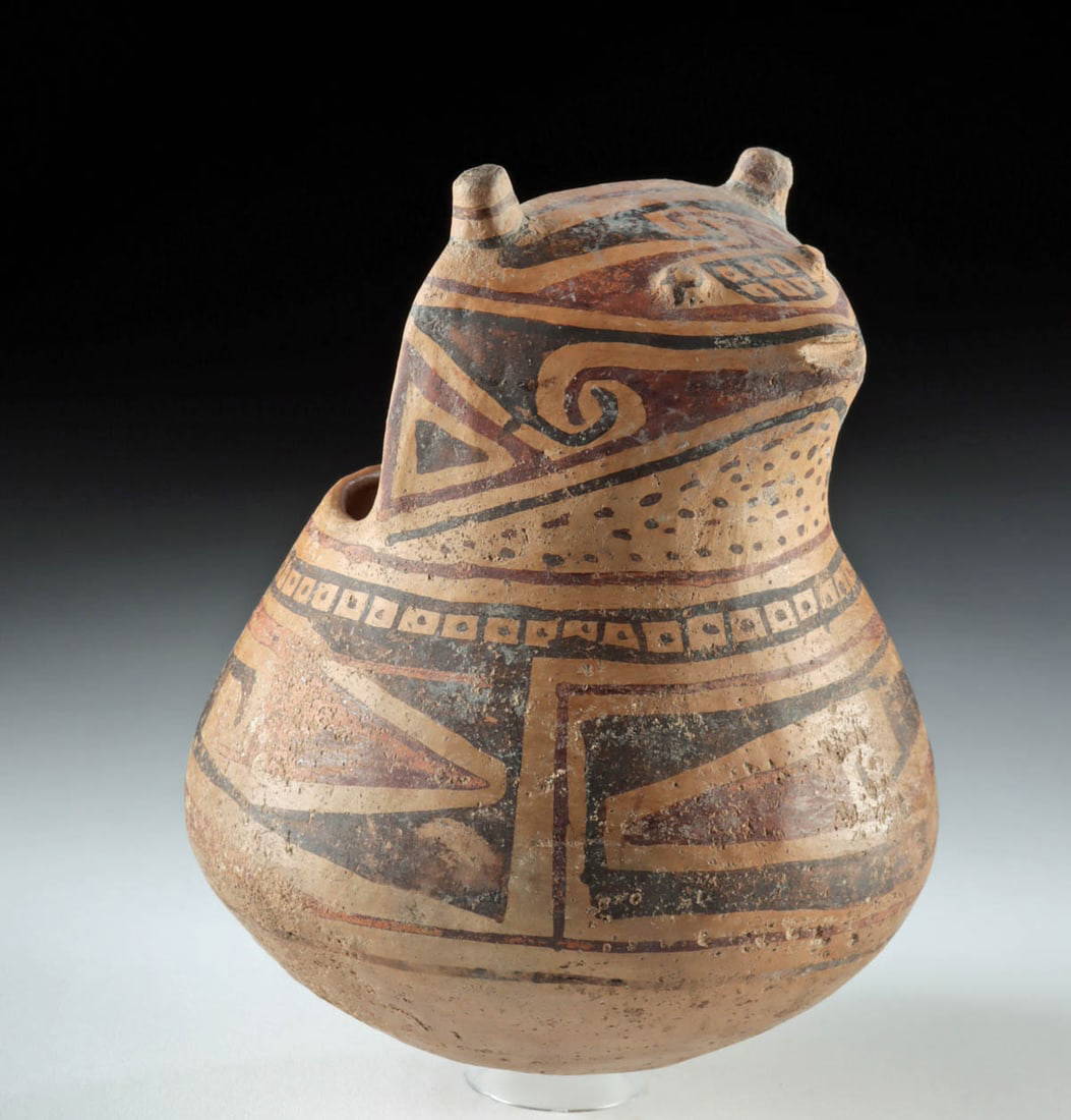 Casas Grandes Ramos Polychrome Zoomorphic Jar Auction