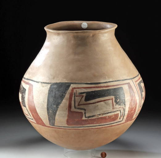 Enormous Casas Grandes Ramos Polychrome Pottery Jar