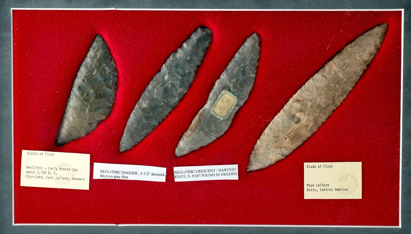 Neolithic Stone Tool Assortment - Maya & Scandinavia Auction