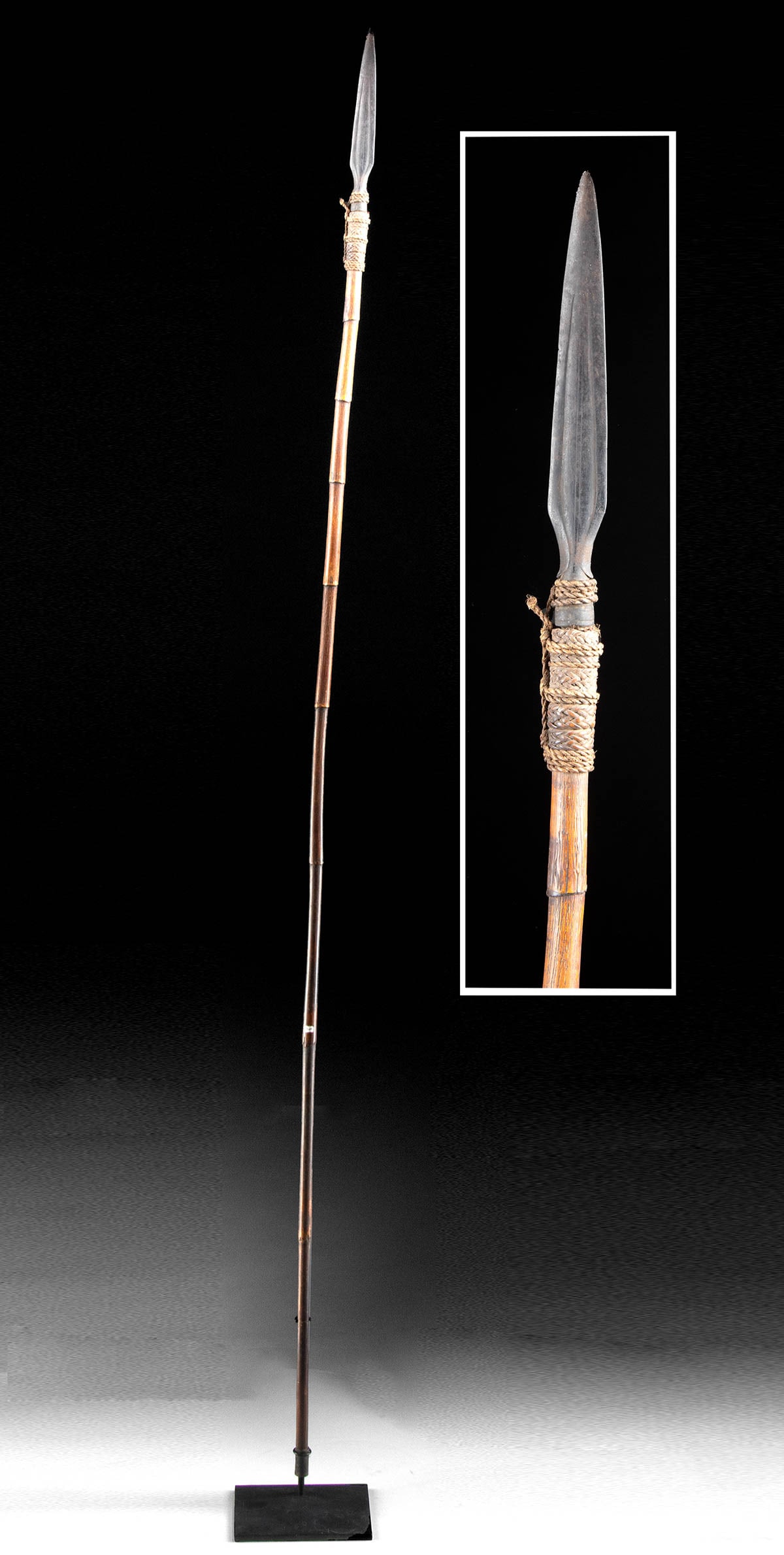 19th C. Filipino Igorot Spear (falfeg) - 84.5"l Auction