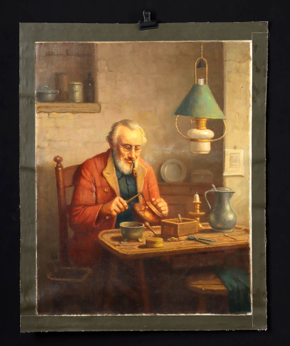 William Van Nieuwenhoven "the Tinker" Painting Auction