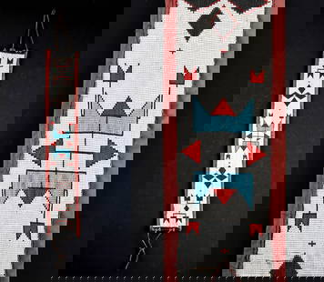 Native American Beaded Sash Auction