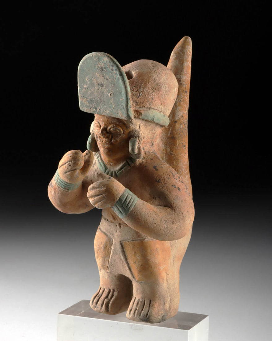 Jamacoaque Pottery Shamanic Figure W/ Tail Auction