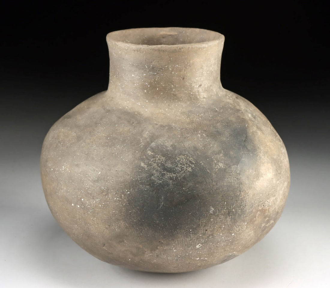 Native American Mississippian Pottery Jar Auction