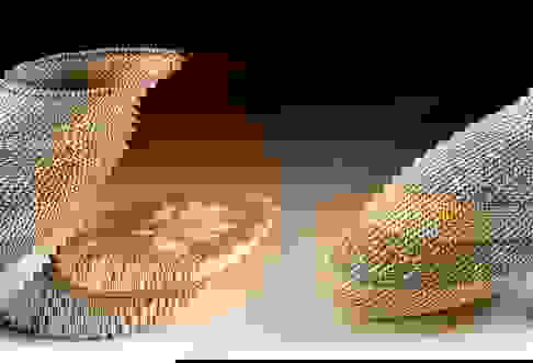 Mi'kmaq Quill Bark Box + Northern Paiute Basketry Jar Auction