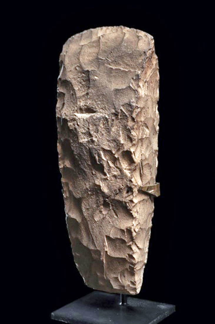 Huge Danish Neolithic Adze Blade, Ex-arte Primitivo Auction