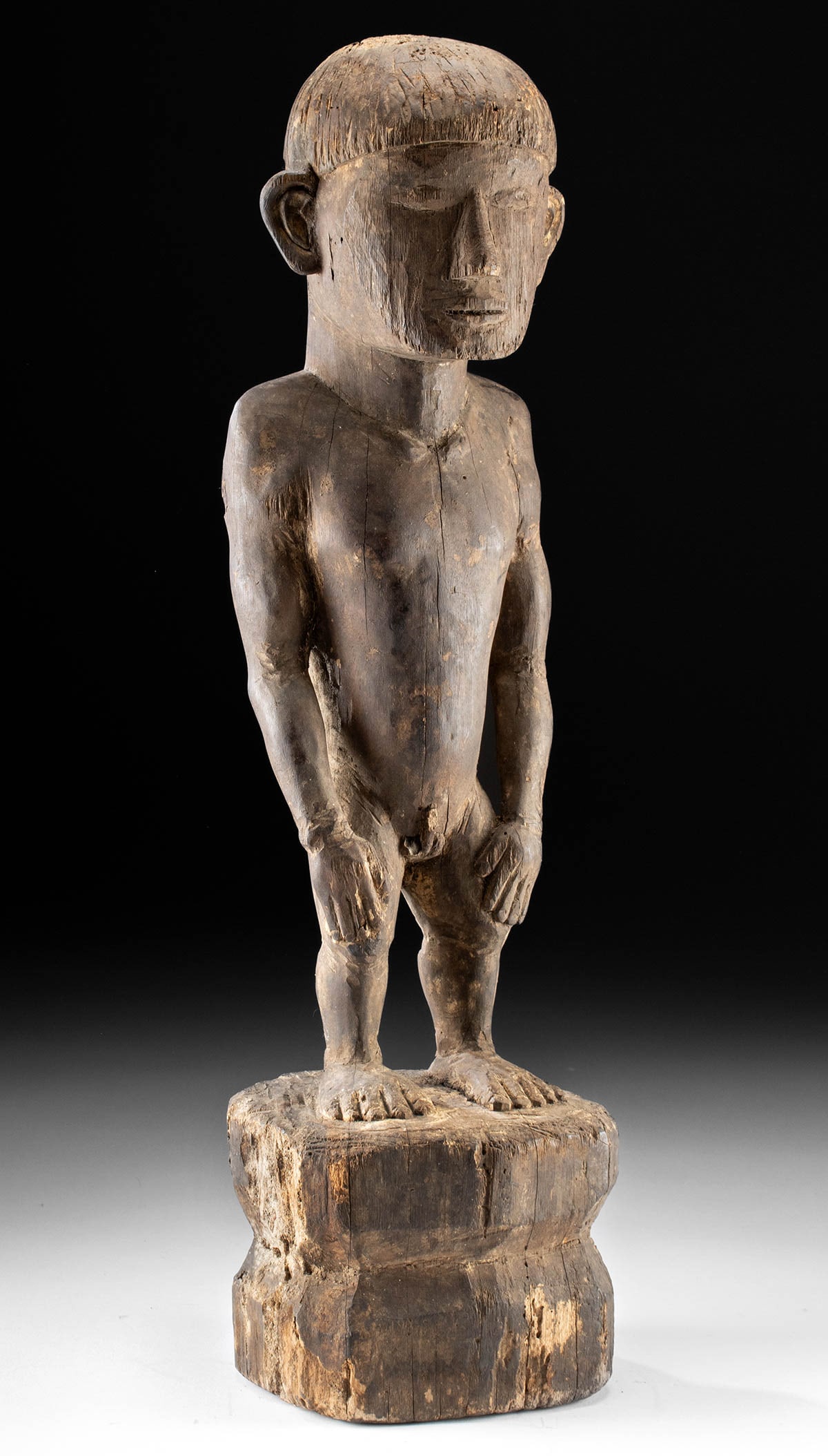 Early Filipino Ifugao Male Figure (rice Deity Bulul) Auction