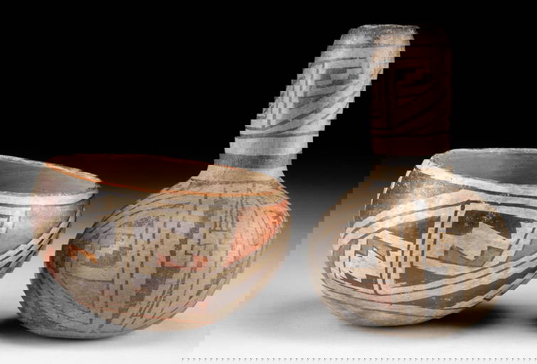 Casas Grandes Ramos Polychrome Vessels (2)