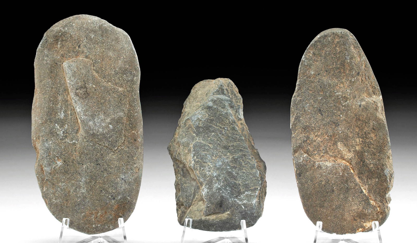 Native American Alaskan Yupik Thule Stone Hand Tools Auction