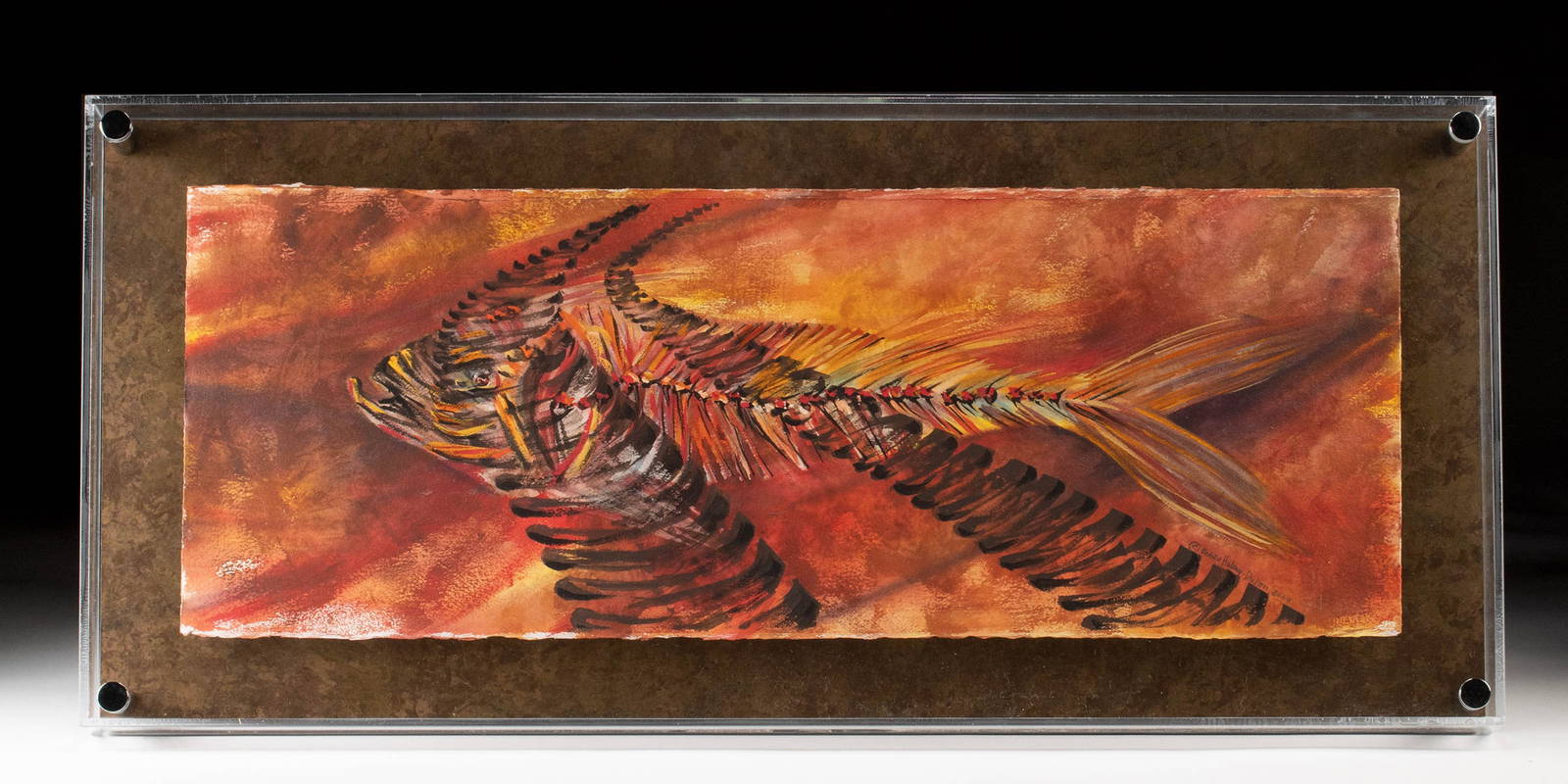 Bonnie Halsey-dutton Painting - "tearing Up The Earth" Auction