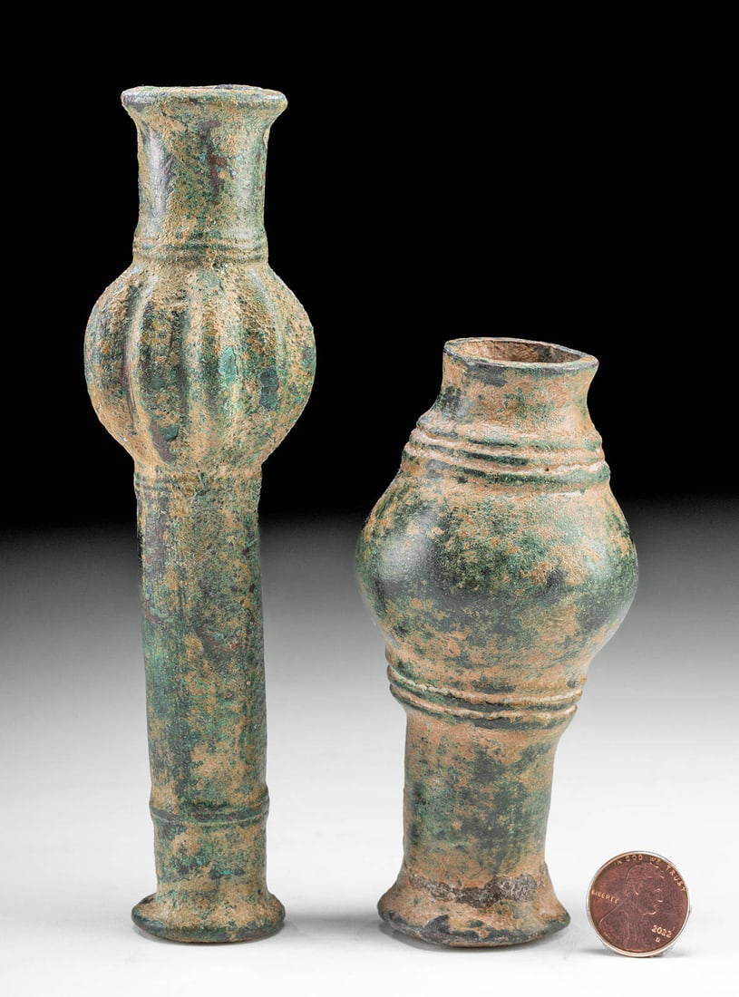 Ancient Luristan Copper Mace Heads Auction