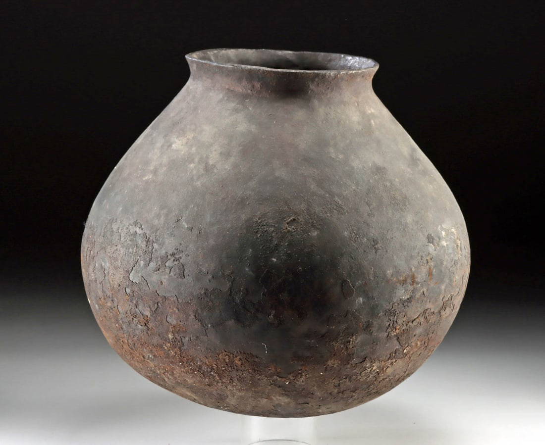 Large Mississippian Pottery Cooking Olla Auction