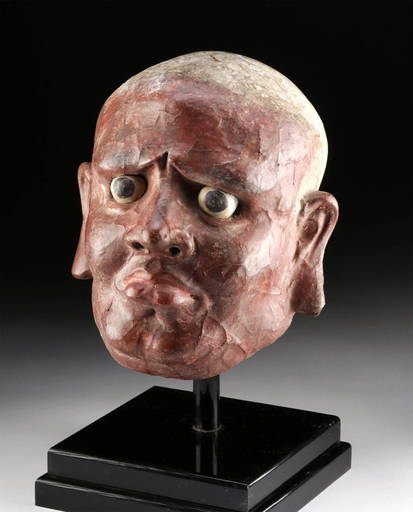 Chinese Ming Dynasty Stucco Head Of Luohan / Arhat