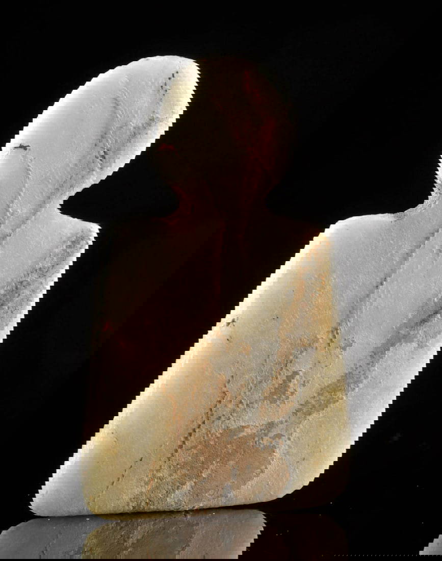 Anatolian Early Bronze Age Alabaster Kusura-type Idol Auction