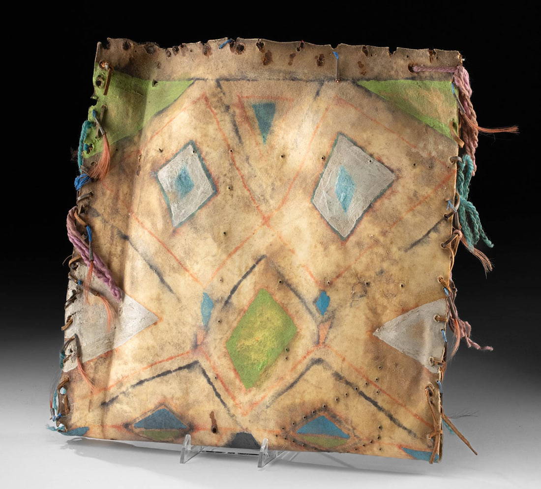 Buy Native American Osage Painted Parfleche Leather Bag | Artemis Fine ...