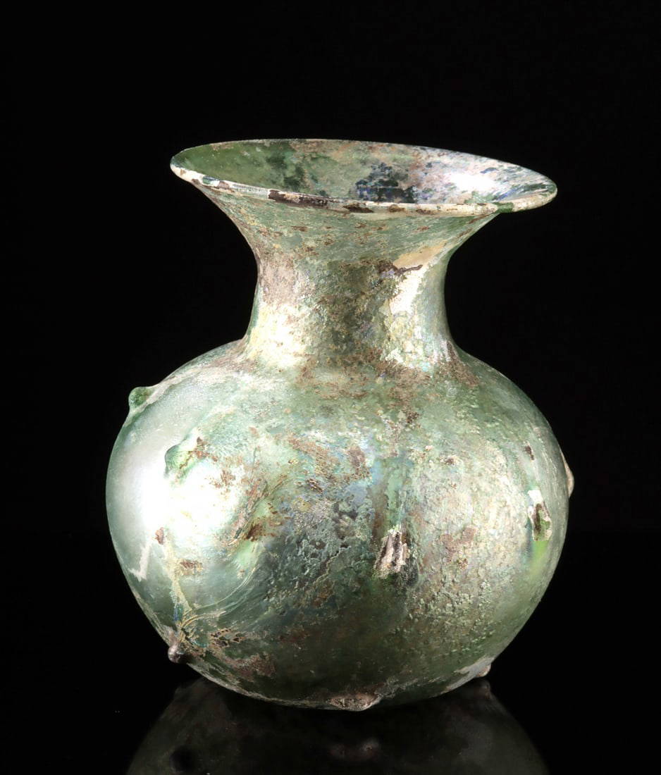 Beautifully Iridescent Roman Perfume Jar Auction