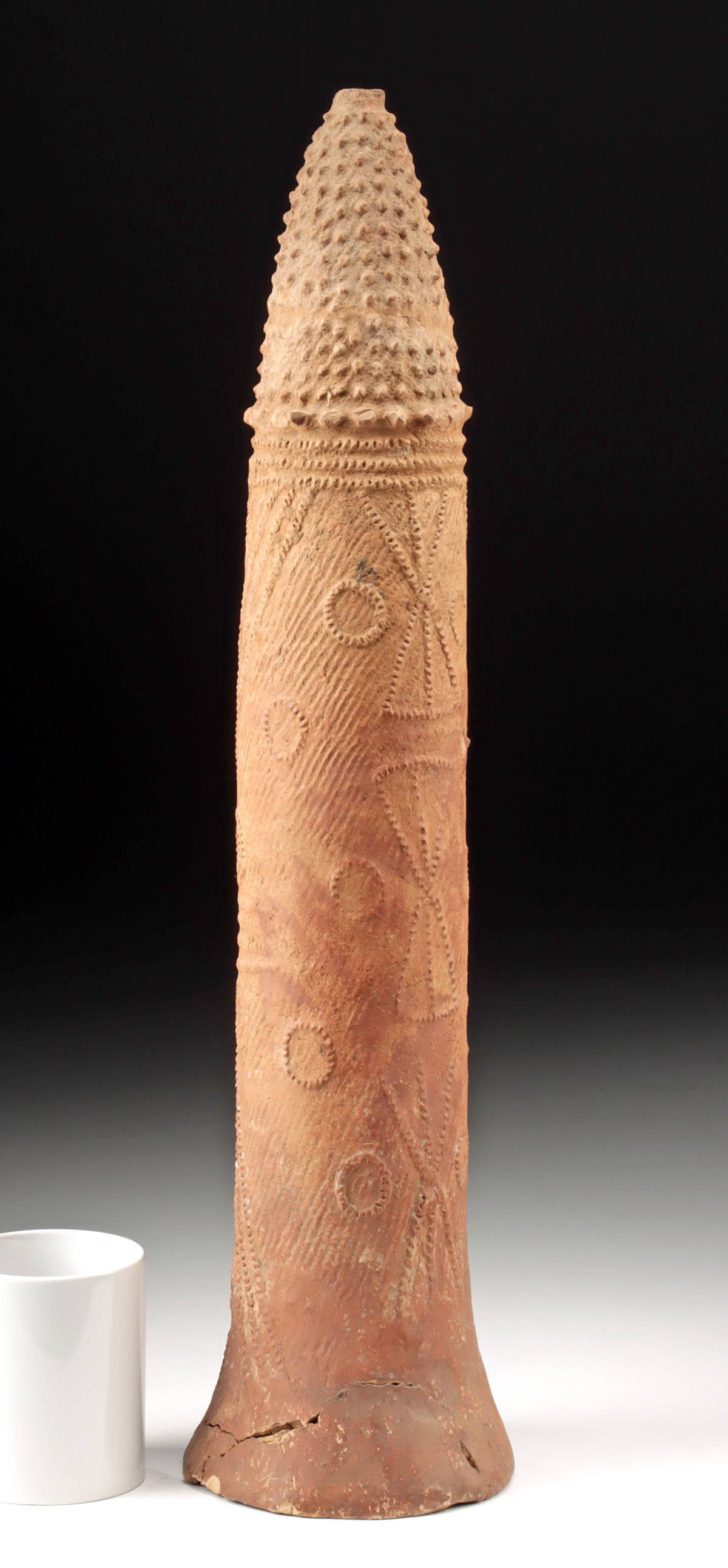Ancient African Bura Phallic Ceramic Burial Urn Auction