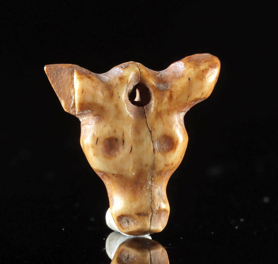 Mesopotamian Carved Bone Amulet - Bull Head - Jul 25, 2025 | Artemis ...