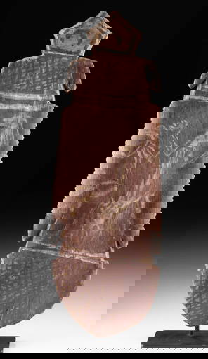 Australian Aboriginal Tjurunga Board Of Spirit Figures