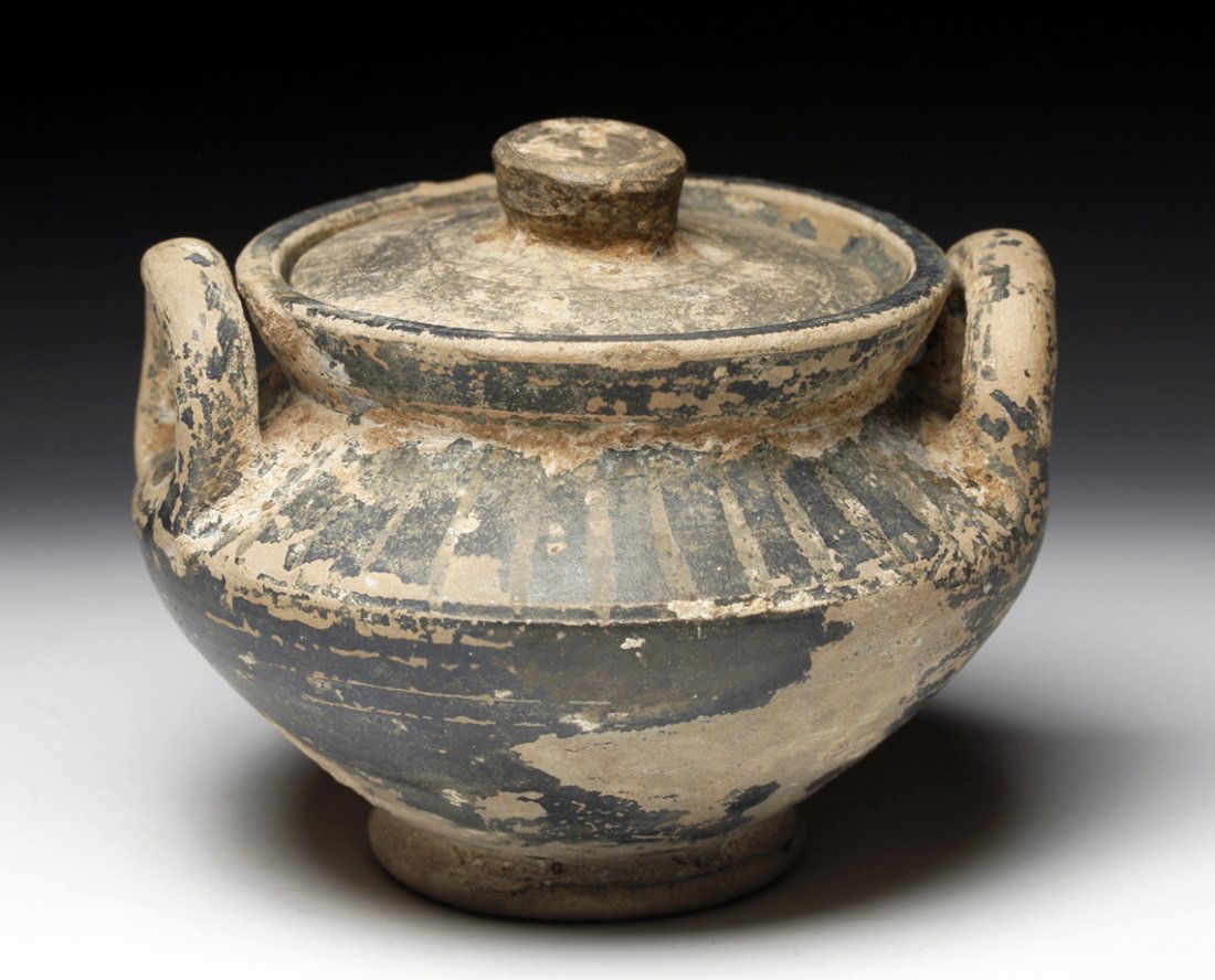 A Greek Lidded Pyxis - Sunrays