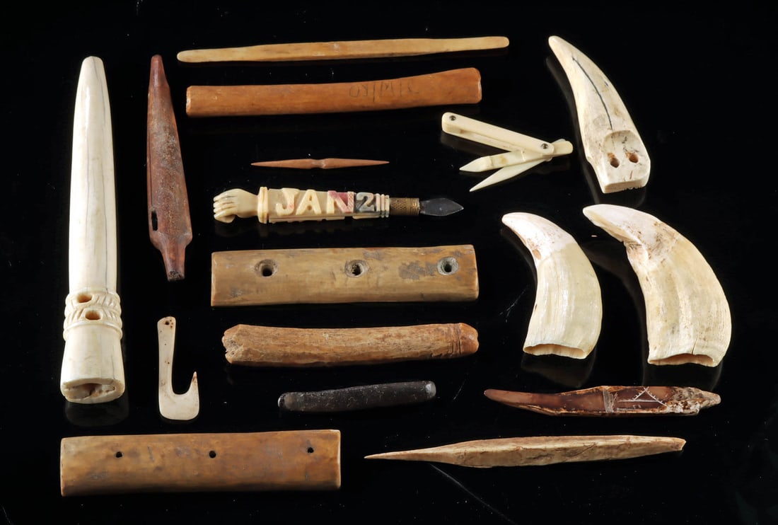 Buy Alaskan Native & Sailor Carved Ivory & Bone Artifacts | Artemis ...