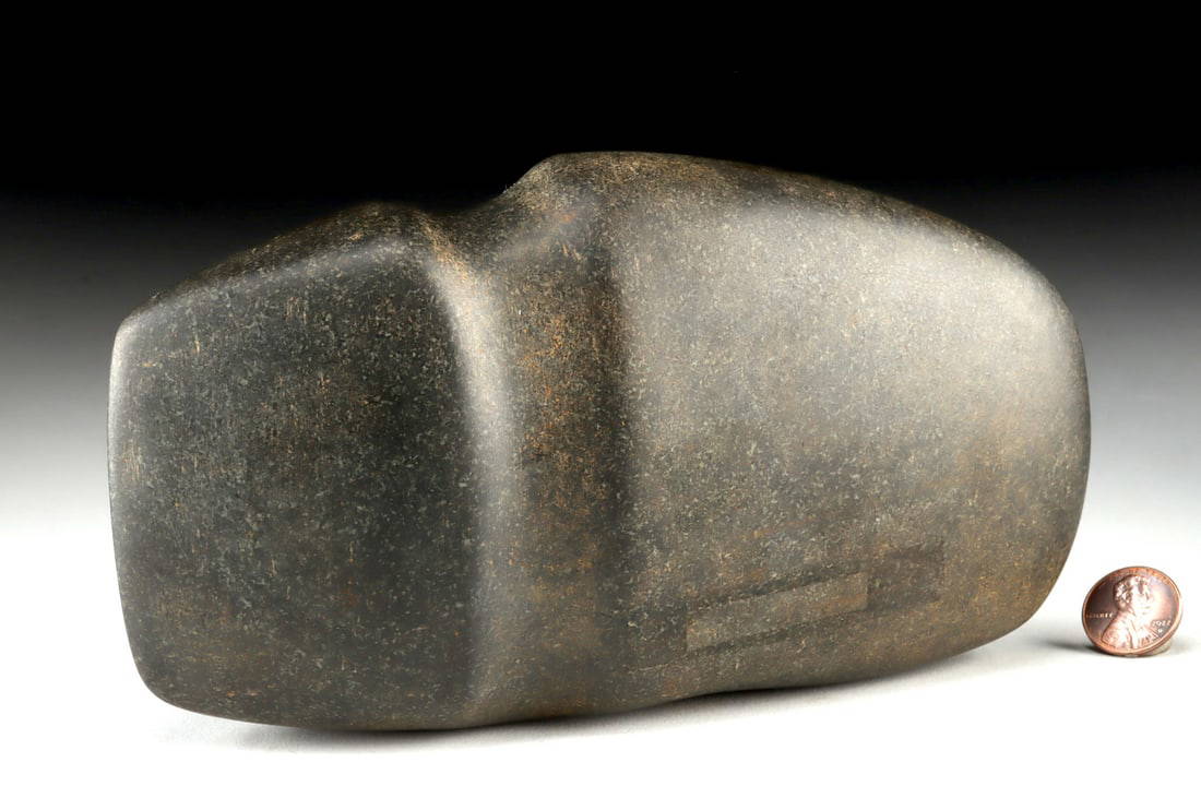 Native American Three-quarter Groove Stone Axe Head Auction