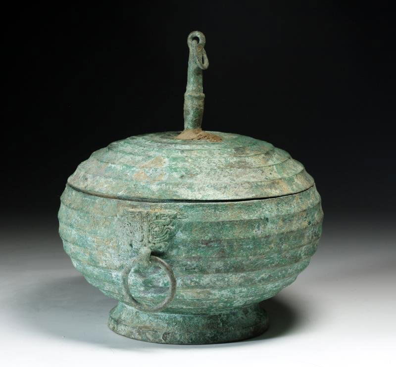 Ancient Chinese Eastern Zhou Bronze Gui