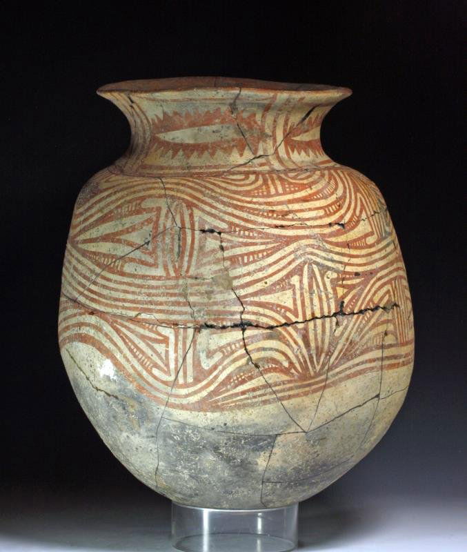 Large Ancient Ban Chiang Bi-Chrome Terracotta Urn - May 17, 2013 ...