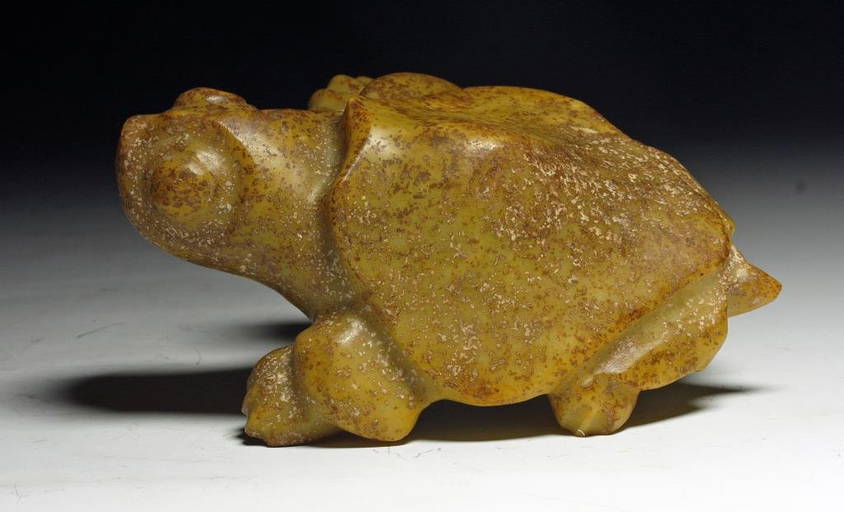Antique Chinese Carved Jade Turtle