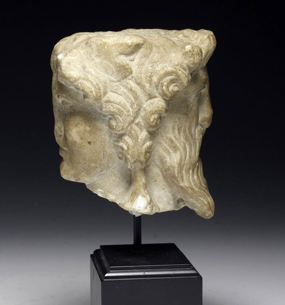 Roman Marble Head of the God Janus - Jun 13, 2013 | Artemis Gallery in CO