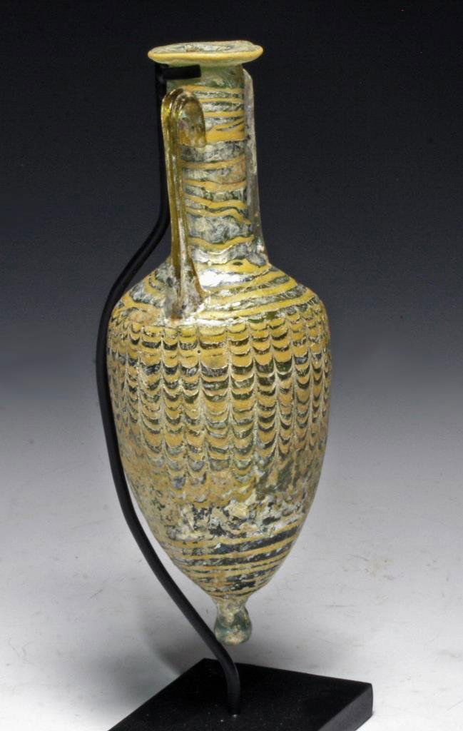 Phoenician Coreform Glass Amphoriskos - Jun 13, 2013 | Artemis Gallery ...