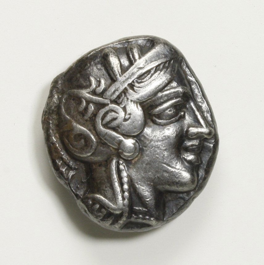 Greek Athenian Silver Tetradrachm Owl Coin